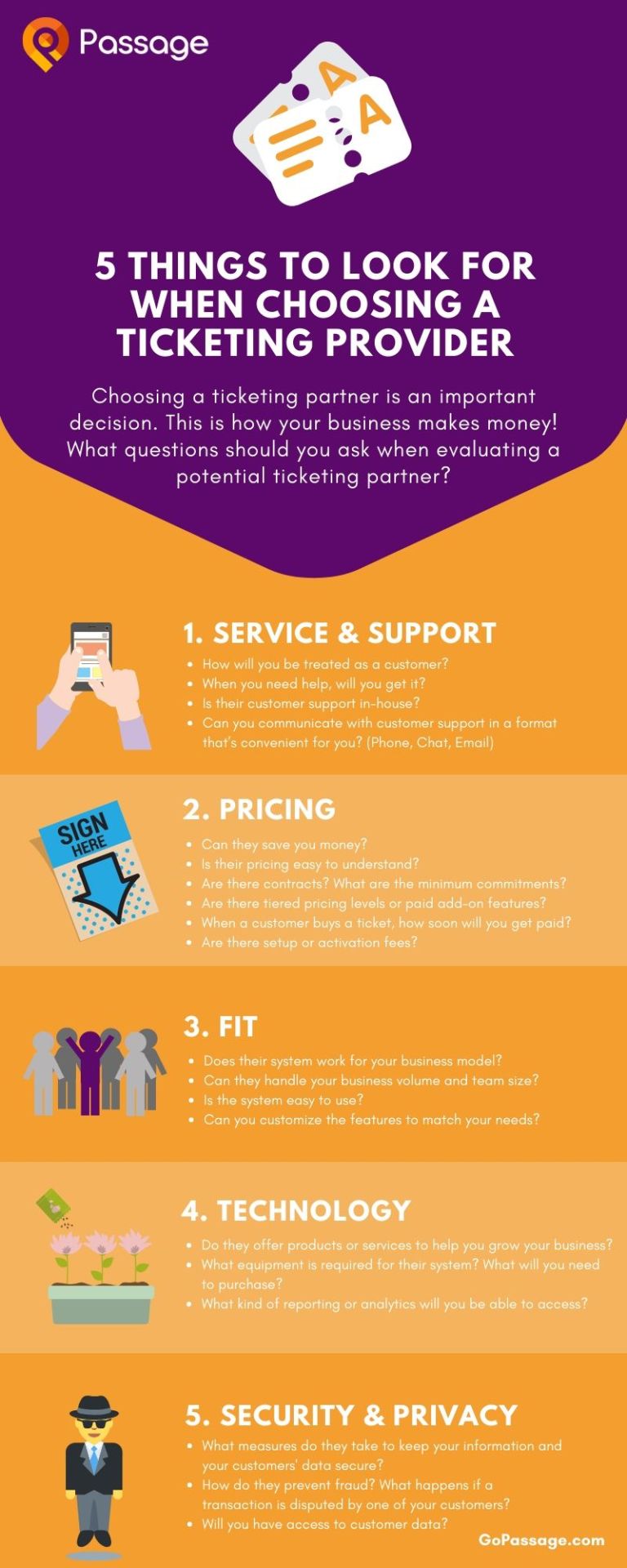5 Things to Look for When Choosing a Ticketing Provider - Passage
